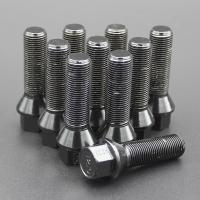 China M14x1.25 Cone Seat Extended Wheel Bolt 41mm Shank Grade 12.9 Black Dual Coating for BMW F G Chassis Mercedes for sale