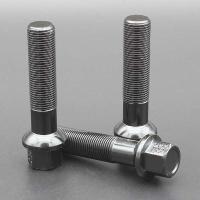 China 55mm R14 Ball Seat Extended Wheel Bolt M15x1.25 Grade 12.9 Black Coating for Mercedes for sale