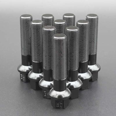 China 65mm R14 Ball Seat Wheel Bolt M15x1.25 Grade 12.9 for Latest Mercedes for sale