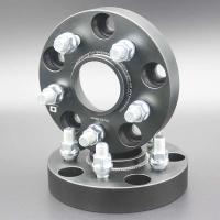China Forged Hubcentric Wheel Adapters 40mm 5x130 to 5x112 Anodized Black Aluminum Billet for sale
