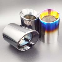 China 98mm Angle Cut Slip On Exhaust Tips for BMW M3 M4 F80 F82 M2 Competition F87 S55 for sale