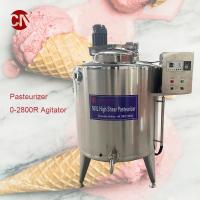 China 100L 200L 300L 150L 500L 1000L Batch High Shear Emulsification Pasteurization Tank for Mixing Ice Cream Milk Yogurt for sale