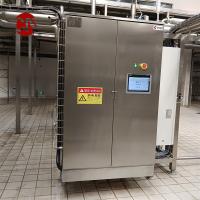 China Continuous Operation UHT Milk Juice Sterilizing Machine with 1000L Per Hour Capacity for sale