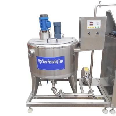 China Chemical Liquid Soap Cosmetic Industry High Shear Mixing Tank with Heating ISO Certified for sale