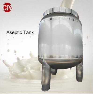 China Milk Water Liquid Stainless Steel Sealed Aseptic Storage Tank with CE Certification for sale