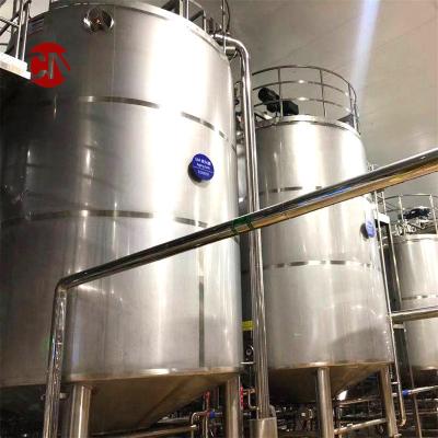 China Stainless Steel Pressure Barrel Agitating Fermentation Aging Tank for Soap Jam Blending Ice Cream Production Line for sale