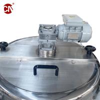 China 1000L Capacity Stainless Steel Steam Electrical Heating Jacket High Shear Mixing Tank for sale