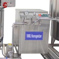 China Milk Homogenizer Machine Pasteurization Equipment and Automatic Yogurt Maker Machine 50Hz for sale