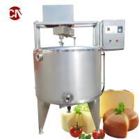 China Goat Cheese Make Machine and Yogurt Production Process Line with Cheese Vat CE Certified for sale