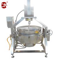 China Overseas Installation Semi Automatic Stirring Pot/Planetary Cooking Kettle with Mixer for sale