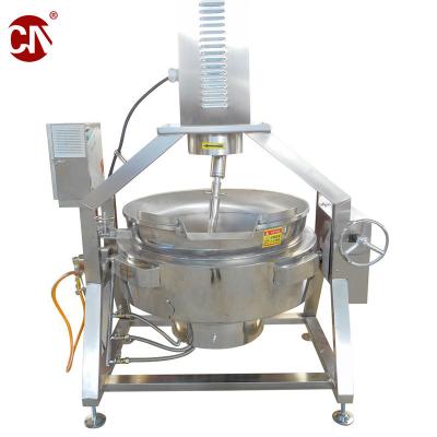 China Overseas Installation Semi Automatic Stirring Pot/Planetary Cooking Kettle with Mixer for sale