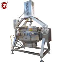 China Overseas Installation Semi Automatic Stirring Pot/Planetary Cooking Kettle with Mixer for sale