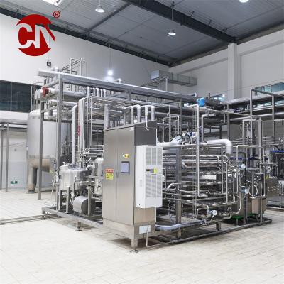 China Flavored Milk Juice Making Plant with 1000L 2000L 5000L 10 Ton Milk Processing Line for sale