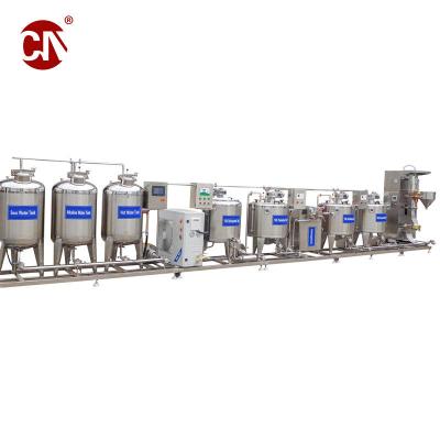 China 100L 200L 300L 500L Batch Processing Equipment Pasteurized Milk Juice Making Line Machine for sale