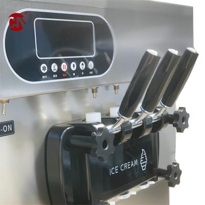 China ISO Certified 2 1 Flavors Soft Ice Cream Maker for Frozen and Chilled Process in Sales for sale