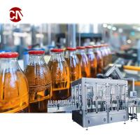 China 380V Voltage Juice Filling Machine / Fruit Juice Processing Line / Juice Production Line for sale