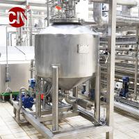 China Stainless Steel Mixing tank Pasteurizer Dairy Processing Line for Dairy Product Manufacturing for sale