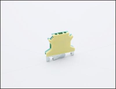 China PA66 Din Mount Terminal Block Brass 24A 800V M4 Screw 6.2mm for sale