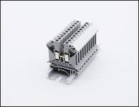 China 32A 800V M3 Screw Rail Terminal Blocks 6.2mm PA66 / UL94-V0 Brass for sale