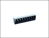 China PBT / UL94-V0 Brass  Rail terminal  40A / 600V M4 Screw 11.6mm Pitch for sale