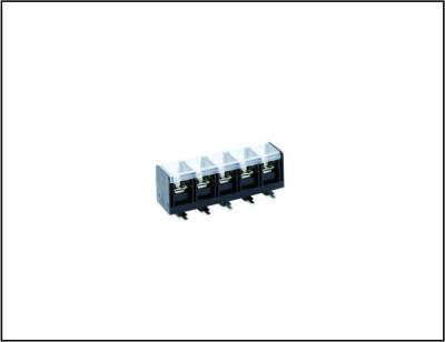 China PBT / UL94-V0 Brass  Rail terminal  40A / 600V M4 Screw 13.00mm Pitch for sale