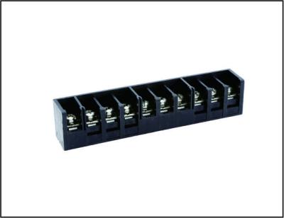 China Brass Rail Distribution Terminal Blocks 57A / 600V M5 Screw 14.5mm Pitch PBT / UL94-V0 for sale
