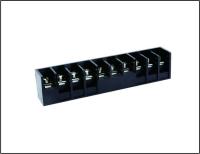 China PBT / UL94-V0 Brass Rail Terminal Distribution 75A / 600V M5 Screw 20.0mm Pitch for sale
