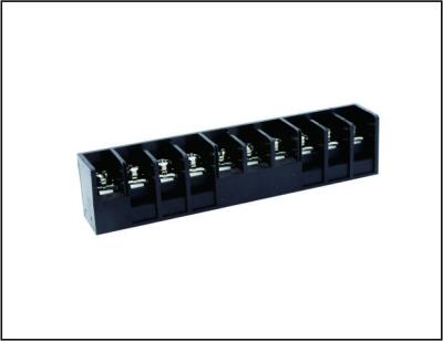 China PBT / UL94-V0 Brass Rail Terminal Distribution 75A / 600V M5 Screw 20.0mm Pitch for sale