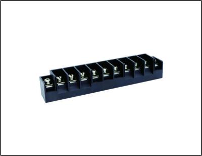 China M5 Rail Mount Terminal Block Screw 17.0mm Pitch PBT / UL94-V0 Brass Rail 60A / 600V for sale