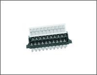 China PBT / UL94-V0 Brass Rail Distribution Terminal 20A / 300V M3 Screw 7.62mm Pitch for sale