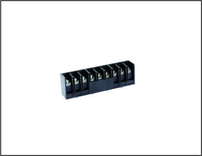 China PBT UL94-V0 PA66 Brass Power Terminal Blocks 25A / 300V M4 Screw 9.50mm Pitch for sale