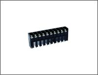 China 30A 600V Terminal Power Block M4 Screw 9.525mm Pitch PBT / UL94-V0  / PA66 Brass for sale