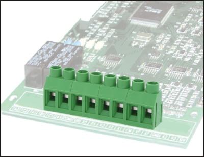 China 500V 24A PCB Mount Screw Terminal Block Connector 6.35 Pitch M3.5 for sale