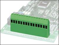 China 300V PCB Terminal Blocks 24A 5.08 Pitch M3 Screw 2-24 Poles for sale