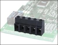 China M4 Screw PCB Mount Terminal Block PA66 Brass Copper Steel 12.7 Pitch for sale