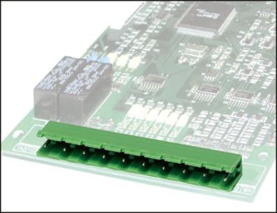 China 12A 300V 7.62mm Pitch Pluggable PCB Terminal Block UL94-V0 / PA66  Brass / Copper / Steel for sale