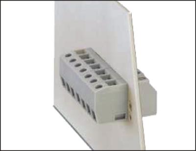 China UL94-V0 PA66 / V0 Through Wall Terminal Block 40A / 400V  8.1mm Element Width M3 Screw for sale