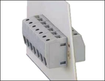 China Through Wall Screw Terminal Block Connector 57A / 600V 10.1mm Element Width M4 Screw UL94-V0 PA66 / V0 for sale