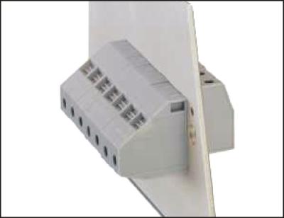 China 40A / 400V Through Wall Terminal Block 10.1mm Element Width M4 Screw UL94-V0 PA66 / V0 for sale