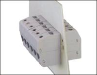 China Screw M5 Terminal Block Connector Through Wall 100A / 600V 12.1mm Element Width UL94-V0 PA66 / V0 for sale