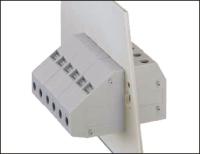 China M5 Screw Through Wall Connector Block 100A / 600V 12.1mm Element Width UL94-V0 PA66 / V0 for sale