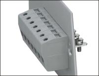 China 100A / 600V Through Wall Terminal Block 12.1mm Element Width M5 Screw UL94-V0 PA66 / V0 for sale