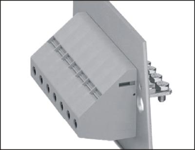 China M5 Screw Waterproof Terminal Block 15.1mm Element Width UL94-V0 PA66 / V0 100A / 600V for sale