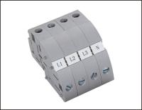 China 125A / 500V Through Wall Terminal Block UL94-V0 PA66 / V0 15.1mm Element Width M6 Screw for sale
