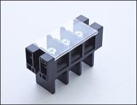 China 27.00mm Pitch Feedthrough Terminal Block 180A /600V M8 Screw UL94-V0 / PA66  Brass / Copper / Steel for sale