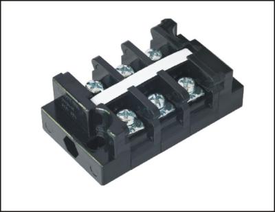 China 30A / 600V High Voltage High Current Connectors M4 Screw UL94-V0 / PA66  Brass / Copper / Steel for sale