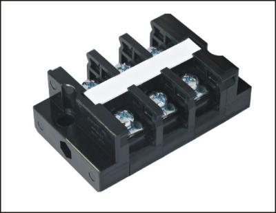 China 50A / 600V High Voltage High Current Connectors M5 Screw UL94-V0 / PA66  Brass / Copper / Steel for sale
