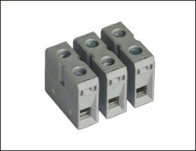 China UL94-V0 High Voltage High Current Connectors  PA66  Brass / Copper / Steel 65A / 600V M4 Screw for sale