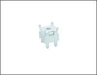 China PBT / UL94-V0 Brass PCB Welding Terminal  45A  M4 Screw Steel  Ni Plated for sale