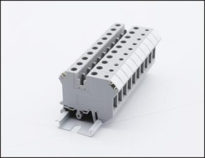 China 76A 800V Screw Terminal Block M4 Brass Steel Ni Plated  Width 10.2mm PA66 PBT / UL94-V0 for sale